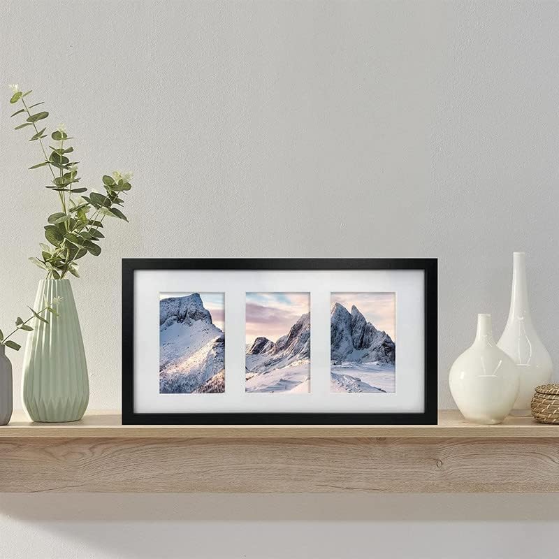 Innoteck Essentials 3 in 1 Matt Black Wooden Collage Gallery Photo ...