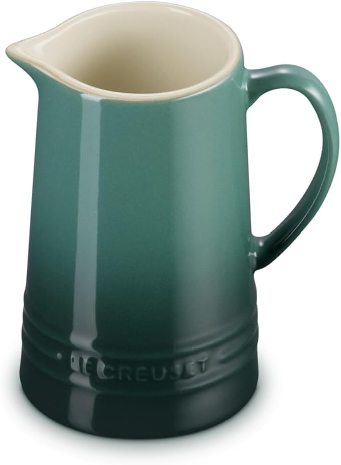 Amazon.com: Le Creuset Stoneware Signature Pitcher, 10 oz., Artichaut ...