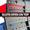 Amazon.com: Socpuro Wall Mounted Storage Bins Parts Rack, 30Pcs Bins ...