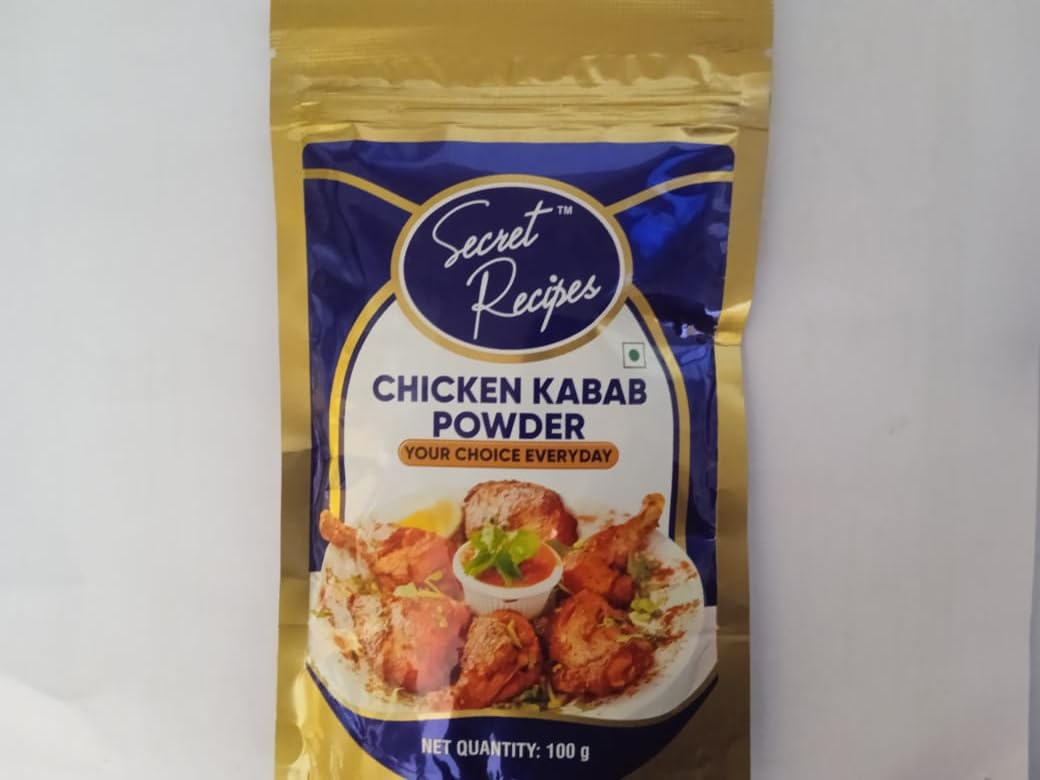 Secret Recipes -Chicken Kabab Powder-100 gm : Amazon.in: Grocery ...