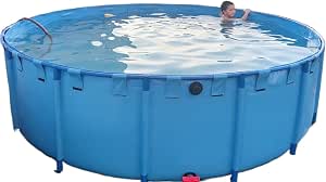 Amazon.com : Kids Adults Baby Swimming Pool Plastic Hard, Frame Pool 24 ...
