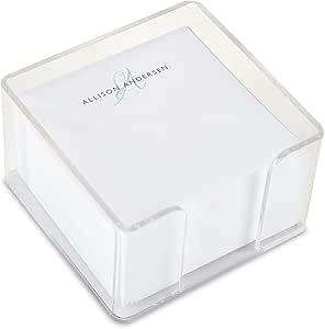 Amazon.com : Current Initial Personalized Note Sheets in Cube - 400 ...