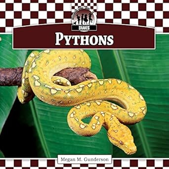 Pythons (Snakes): Gunderson, Megan M.: 9781616134372: Amazon.com: Books