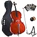 Amazon.com: Cecilio Size 4/4 (Full Size) Student Cello with Hard & Soft ...