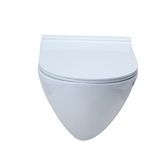 JAQUAR Continental Range Rimless Wall Mount Water Closet/Toilet Bowl ...