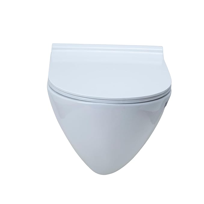 JAQUAR Continental Range Rimless Wall Mount Water Closet/Toilet Bowl ...