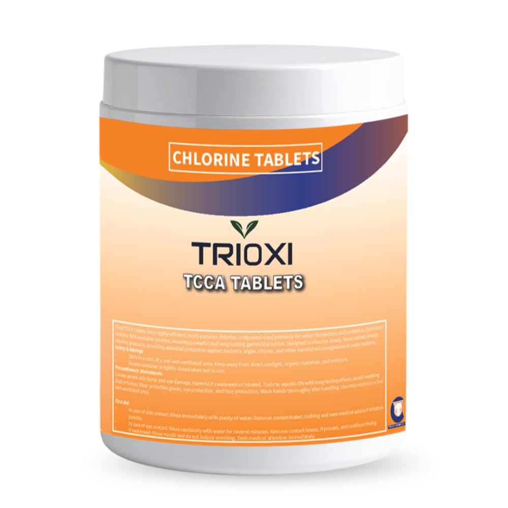Trioxitcca 90 Chlorine Tablets Effective Algae Control Disinfection For ...