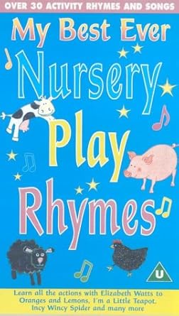 Nursery Play Rhymes [VHS] [1990] : Elizabeth Watts: Amazon.co.uk: CDs ...