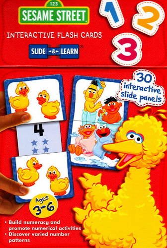 1 2 3: Sesame Street Slide & Learn Interactive Flash Cards: Sesame ...