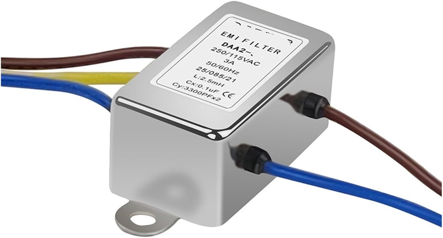 Amazon.com: ALcorY 220VAC Single Phase Power line Filter DAA2 with line ...