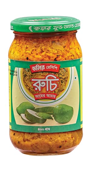 Amazon.com : Ruchi – Mango Pickle (Achar) 400 g, 14.11oz : Grocery ...