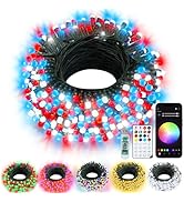 Amazon.com: Smart Star String Lights Plug in, 33Ft 16 Million Color ...