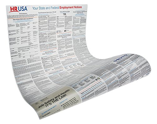 Washington and Federal Labor Law Poster - Laminated: California Chamber ...