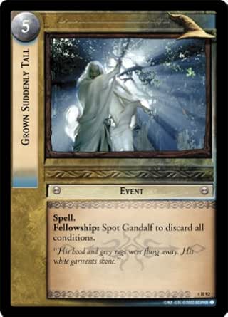 LOTR TCG TTT TWO TOWERS FOIL GROWN SUDDENLY TALL 4R92 at Amazon's ...