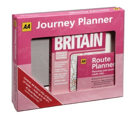 Aa Journey Planner -pink Pack: Aa Driver's Atlas Of Britain, Cd Case ...