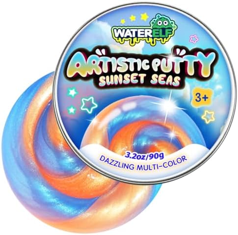 Amazon.com: WATERELF Play Fidget Putty Slime for Kids, Artistic Therapy ...
