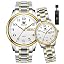 OLEVS Valentines Couple Pair Watches for Men and Women Lovers Romantic ...