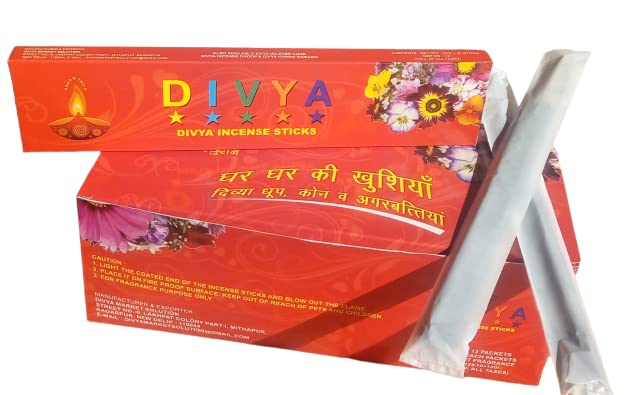 Divya Market Solution Premium Incense Sticks ( Pack of 12 ) : Amazon.in ...