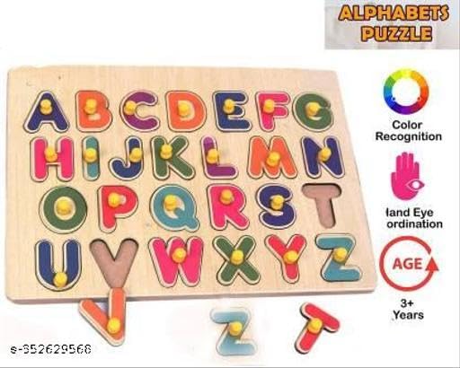 Buy Colourful Capital Letters A to Z English Alphabets Jigsaw Puzzle 3D ...