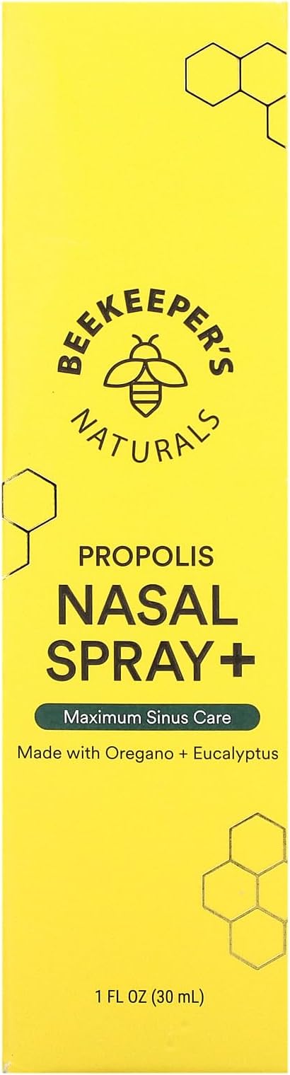 Amazon.com : Beekeepers Naturals Propolis Plus Nasal Spray, 1 FZ ...