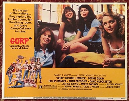 Amazon.com: 1980 Gorp #1 11x14 Lobby Card : Michael Lembeck, Dennis Quaid, Philip Casnoff, Fran ...