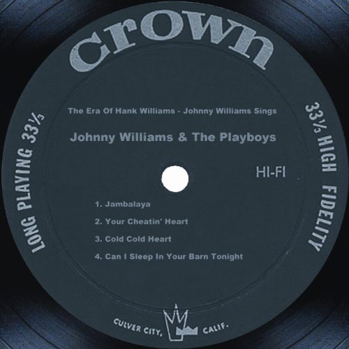 The Era Of Hank Williams - Johnny Williams Sings : Johnny Williams And ...