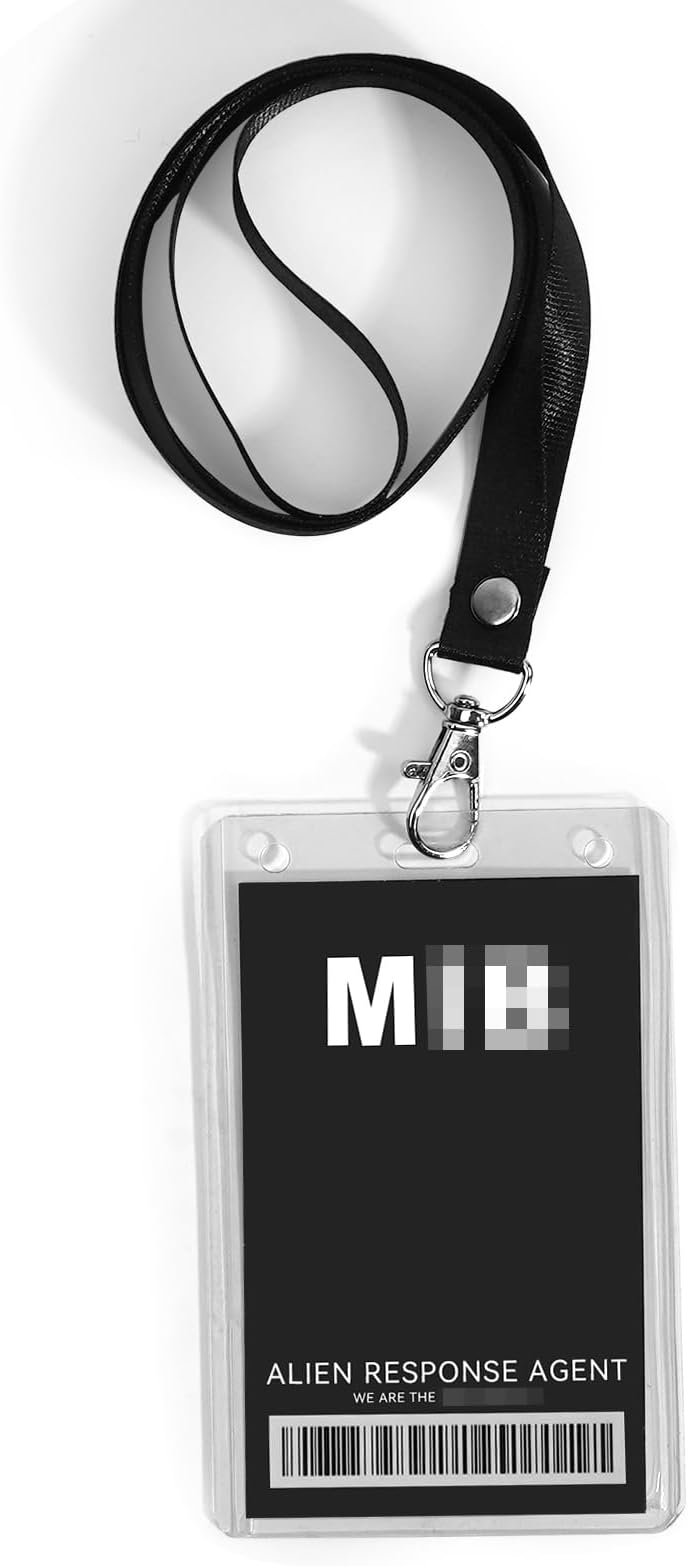 Amazon.com : MIB Men in Black ID Badge PVC Cosplay : Office Products