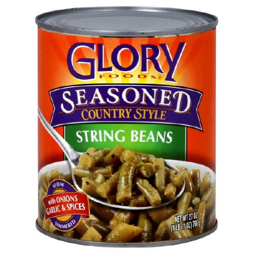 Amazon.com : Glory Foods String Beans 27-Ounce (12 Pack) : Fresh Peas ...
