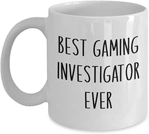 Amazon.com: Gaming Investigator Gift Best Gaming Investigator Ever Mug ...