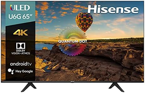 Pantalla Hisense 65" ULED 4K UHD Android TV 65U6G (2021) : Amazon.com.mx: Electrónicos