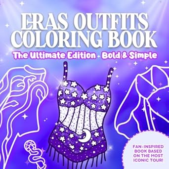 Amazon.com: Eras Outfits Coloring Book - The Ultimate Edition: Swiftly ...