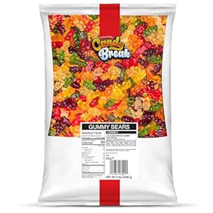 Amazon.com : Candy Break Bear Gummy Cubs Candy 5 lbs Share Size Bag ...