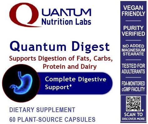 Quantum Digest – Enzimas de digestión para apoyo digestivo – Ayuda en ...