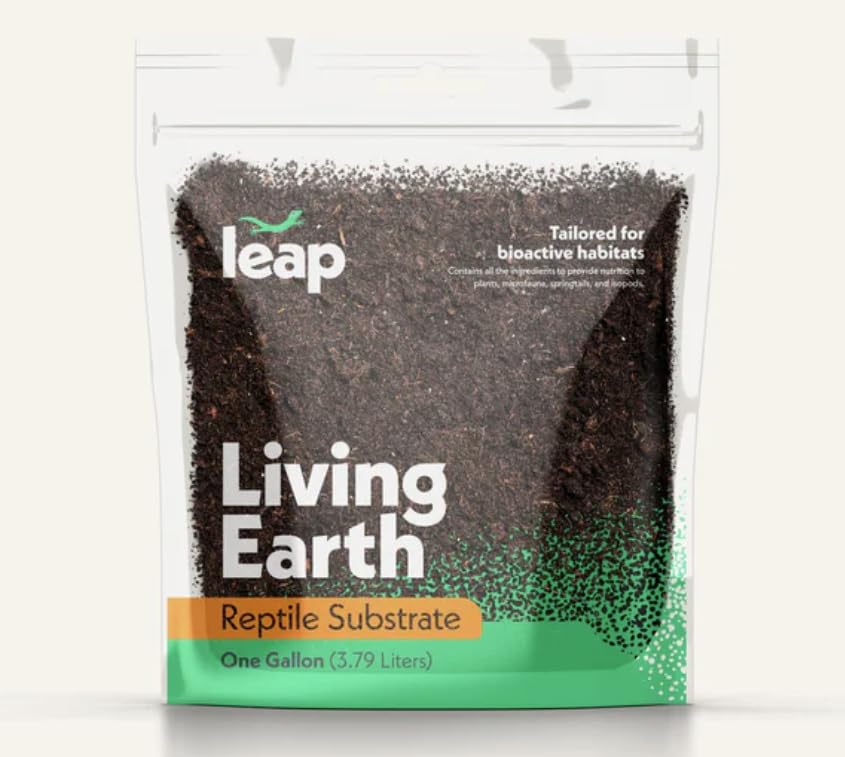 Buy Leap Habitats Living Earth Substrate - Bioactive Ready Terrarium ...