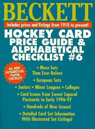 Beckett Hockey Card Price Guide: Beckett, James: 9780676600612: Amazon ...