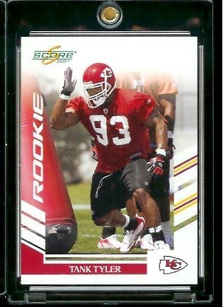 2007 Score #303 Tank Tyler - Kansas City Chiefs - NFLFootball Rookie ...