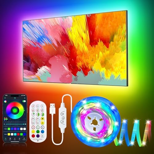 Amazon.com: TV LED Backlight, 9.8ft TV Light for 32-58 inch with RGB ...
