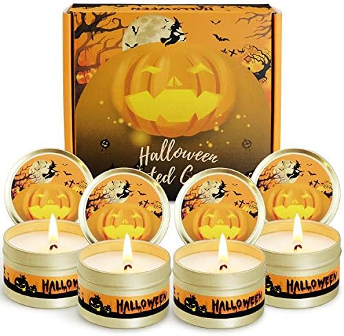 Amazon.com: MTLEE 24 Pcs Halloween Ghost Candles White Tea Lights ...