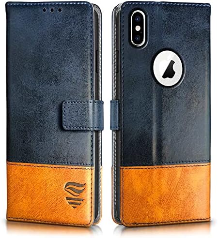 FLIPPED Vegan Leather Flip Case Back Cover for Apple iPhone X | Xs ...