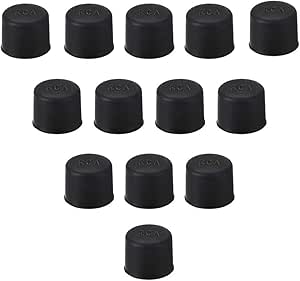 Amazon.com: RCA Dust Cover,Silicone RCA Female Connector Dust Proof Cap ...