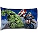 Amazon.com: Jay Franco Marvel Avengers Blue Circle Bed Set, Twin : Home ...