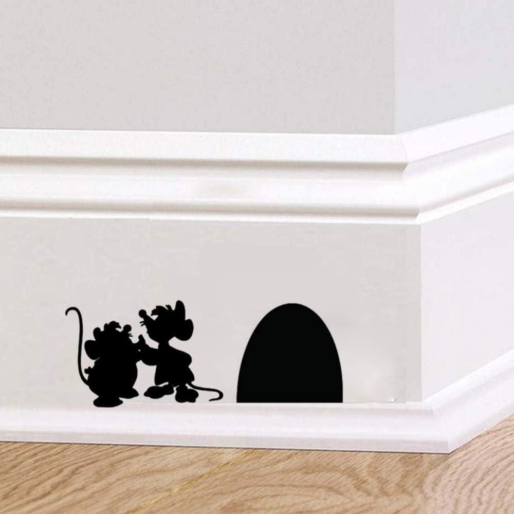 Amazon.com: MAF - Cinderella 3 MICE = SKIRTING Board Decals Vinyl Decal ...