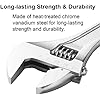 Jetech 12-Inch Adjustable Wrench - Professional Heavy Duty Chrome ...