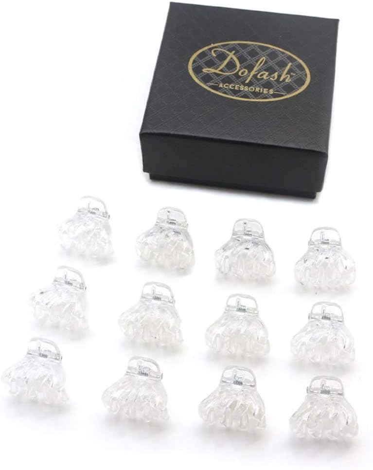 Amazon.com : 24 Pcs Small Mini Hair Clips Tiny Hair Claws Pins Clamps ...