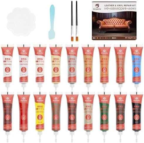 Amazon.com: Leather Repair Kit for Furniture, Leather Couch Repair Kit ...