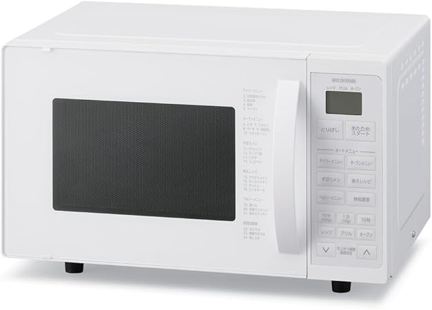 Amazon.co.jp: アイリスオーヤマ オーブンレンジ 16L レンジ グリル オーブン 一人暮らし ターンテーブル 時短調理 ヘルシーメニュー搭載 MO-T1605-WH ナチュラル ...