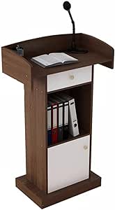 Amazon.com: RENLXFI Floor Lectern Podium Stand, Teacher Speaker Pulpit ...