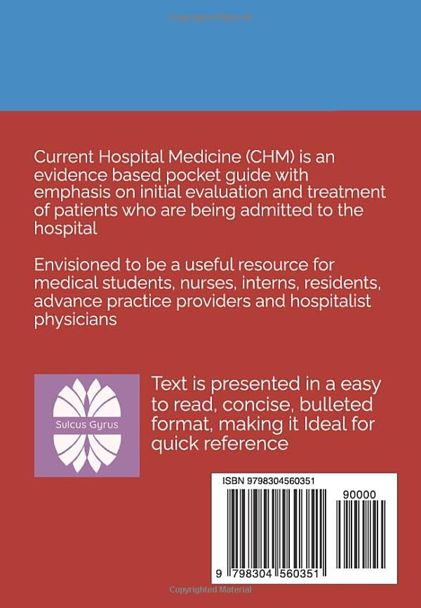 Snapklik.com : Current Hospital Medicine: Quick Guide For Management Of ...