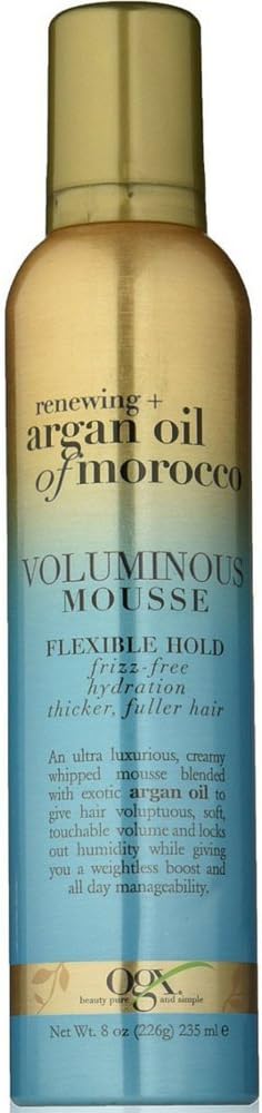 Amazon.com: OGX Locking + Coconut Curls Decadent Creamy Mousse, 7.9 ...