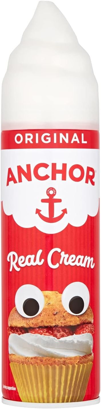Anchor Original Real Cream Spray 250 g : Amazon.co.uk: Grocery